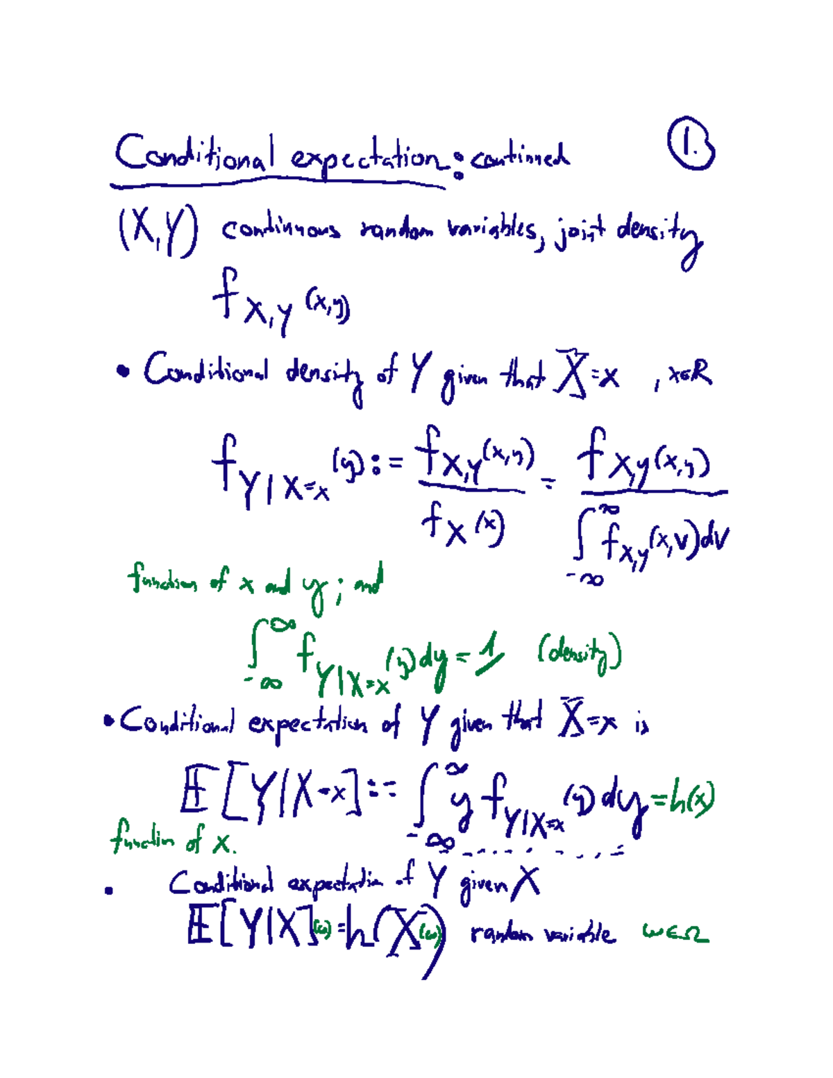 Conditional expectation continuation - SF2940 - KTH - Studocu