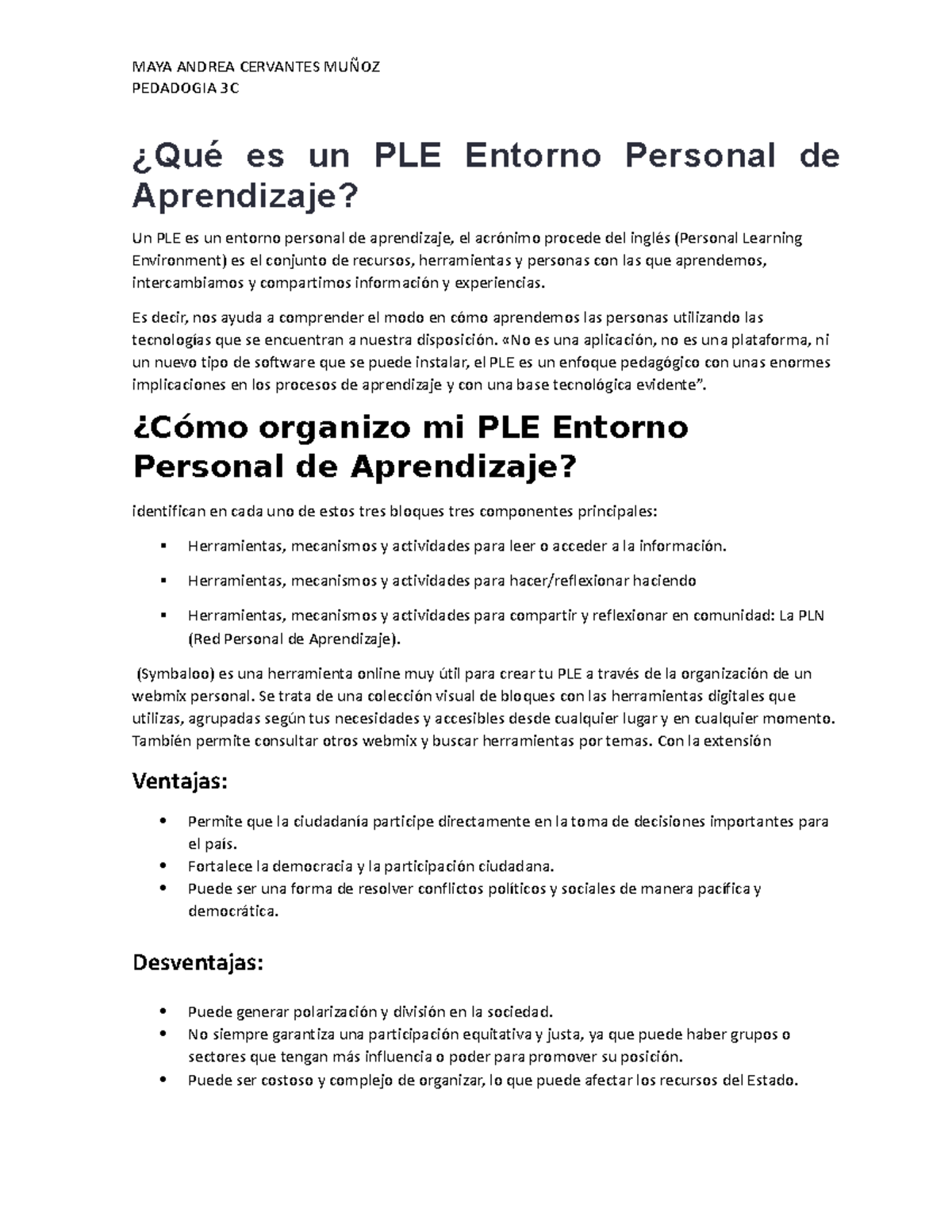 Que es un ple - El significado de ple - MAYA ANDREA CERVANTES MUÑOZ ...