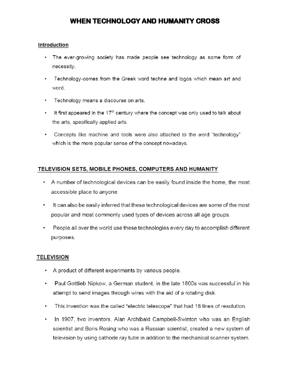 WHEN- Technology-AND- Humanity- Cross - BS Computer Science - WHEN ...