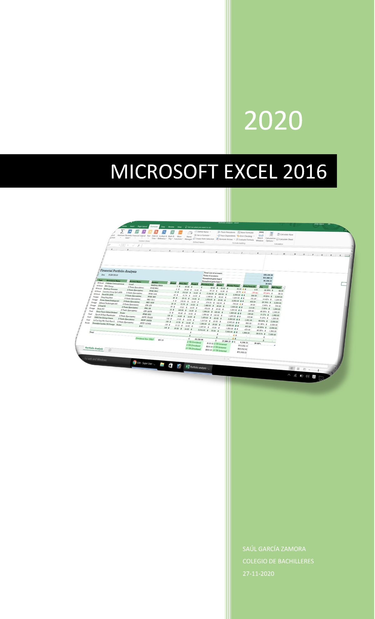 Qué es Excel - que es exel descripcion - 2020 SAÚL GARCÍA ZAMORA ...