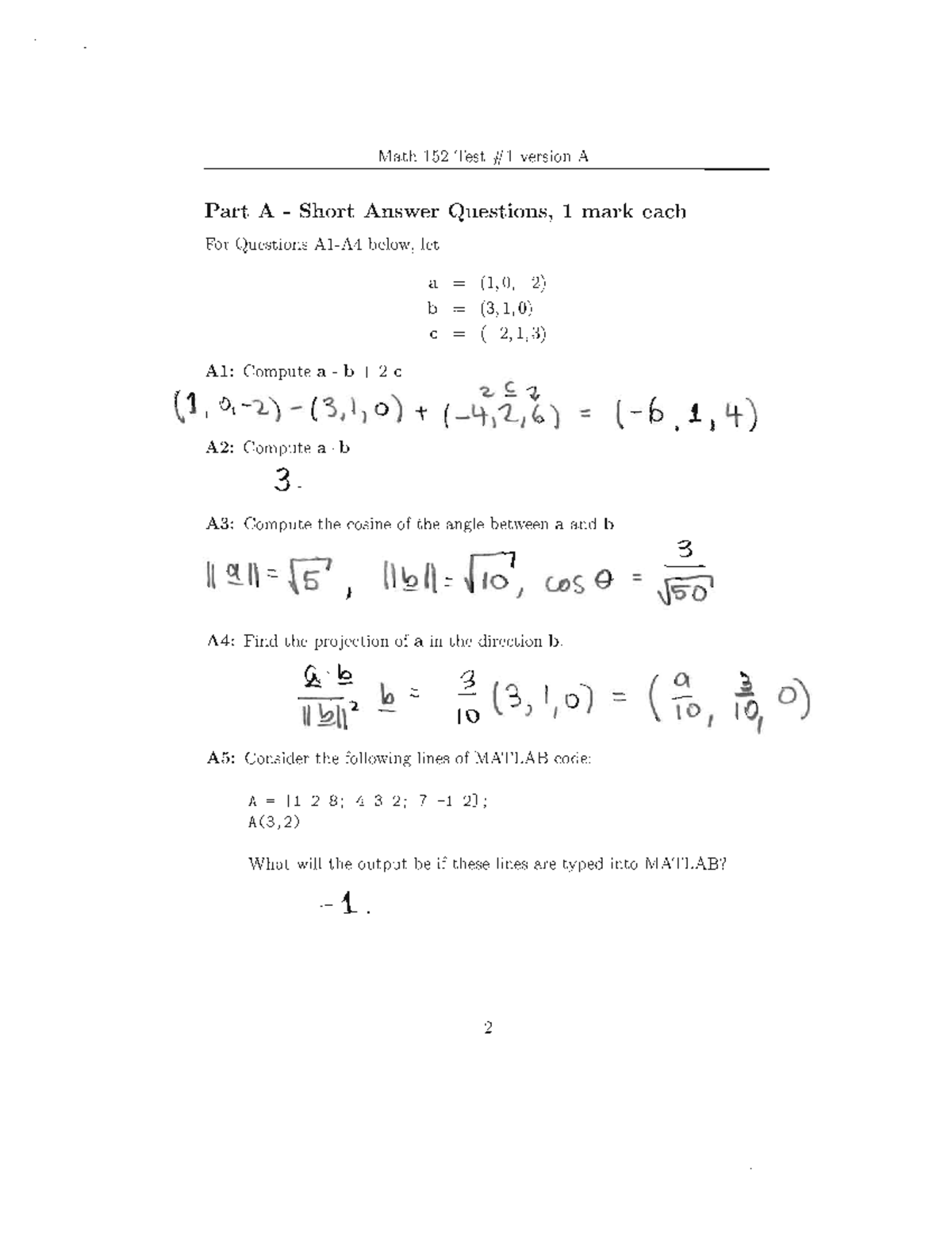 Sol1A 2015 - info - MATH 152 - Studocu