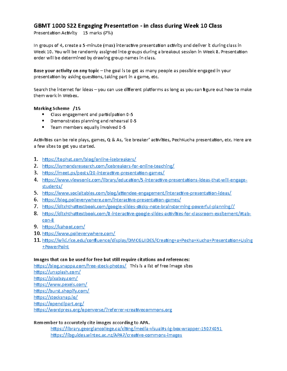 GBMT 1000 Presentation Week 10(1) - GBMT 1000 S22 Engaging Presentation ...