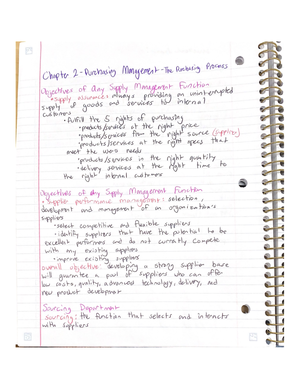 Supply Chain Management Chapter 7 Lecture Notes - 7: Inventory ...
