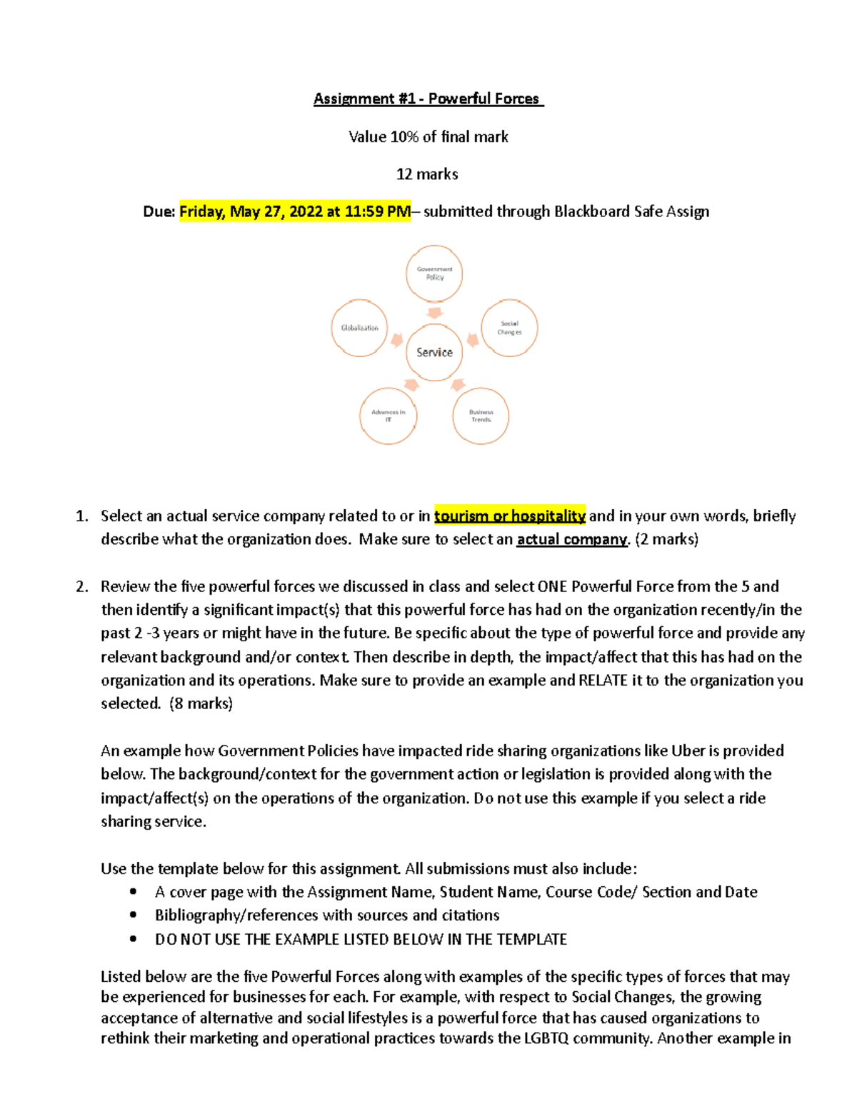Exercise #1.Powerful Forces Assignment - Assignment #1 - Powerful ...