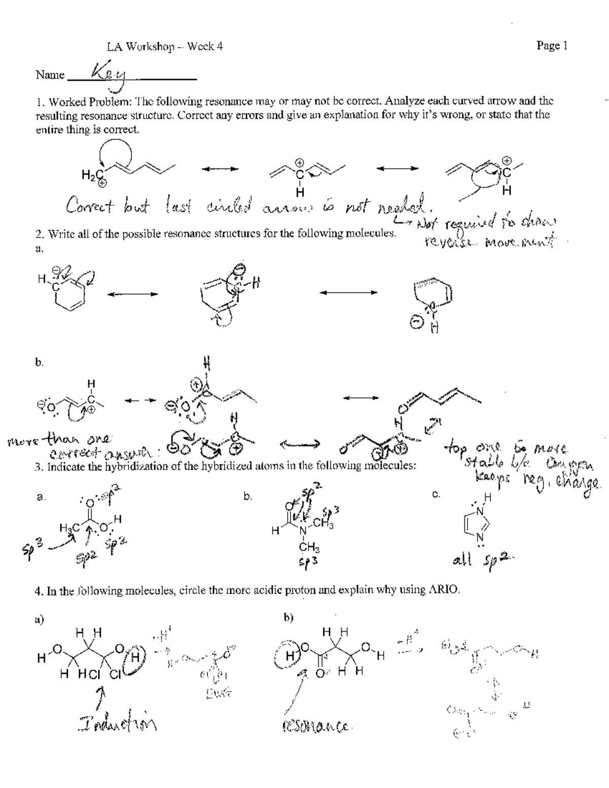 Workshop Week 4 Chapt 3 keys - LA Workshop — Week 4 Page 1 Name I ...
