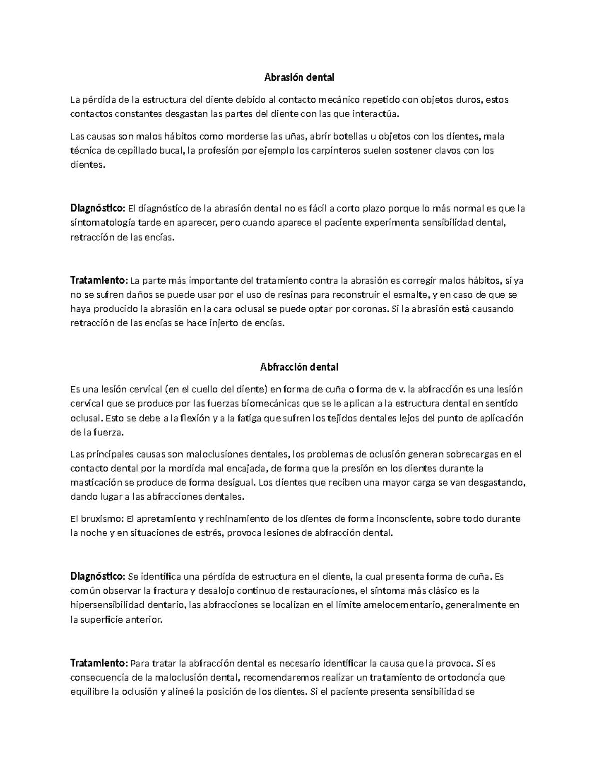 4-5 oclusión lesiones no cariosas abfracción abrasión erosión atrición ...