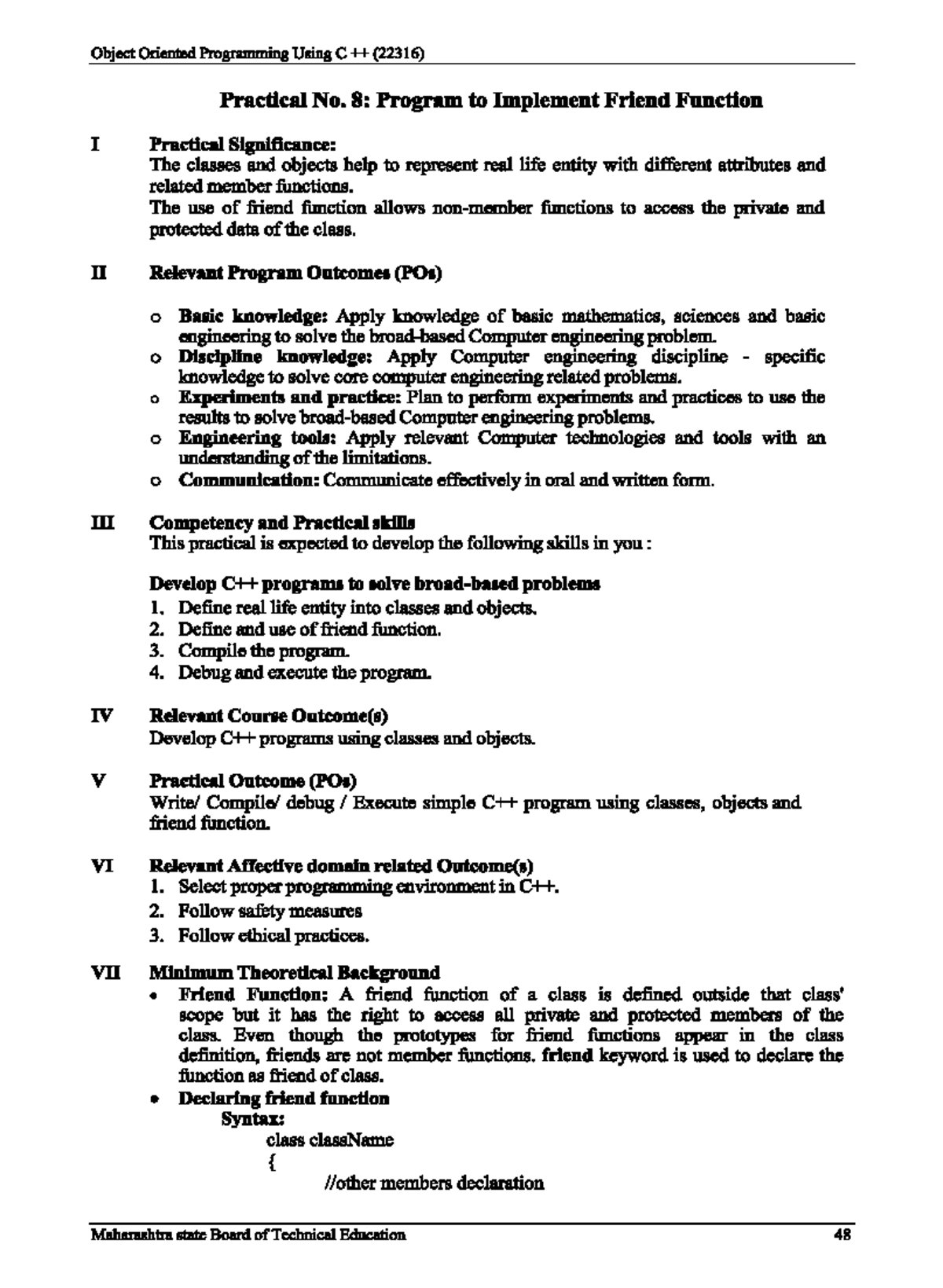 profram using for lop - Object Oriented Programming - I - Studocu