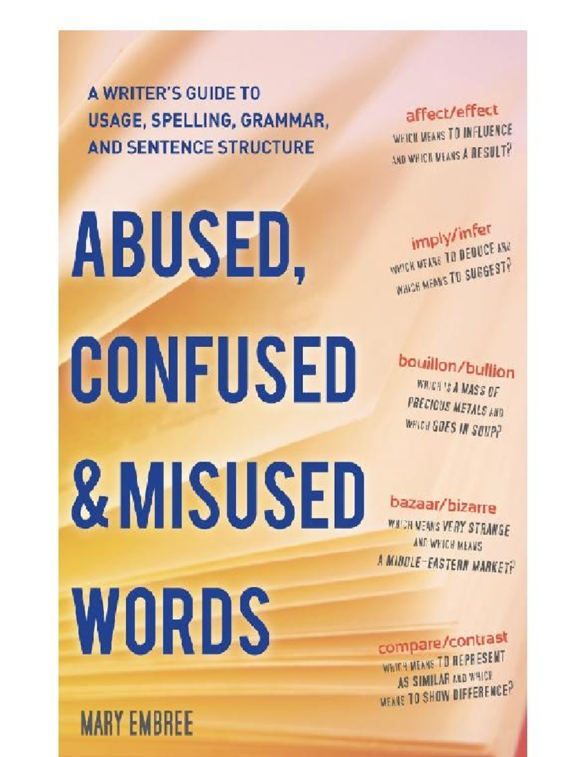 Abused, Confused, and Misused Words A Writers Guide to Usage, Spelling ...