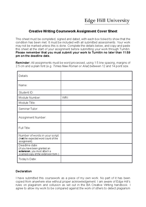 Extract from Ailsa Cox Writing Short Stories Voice Exercise handout ...