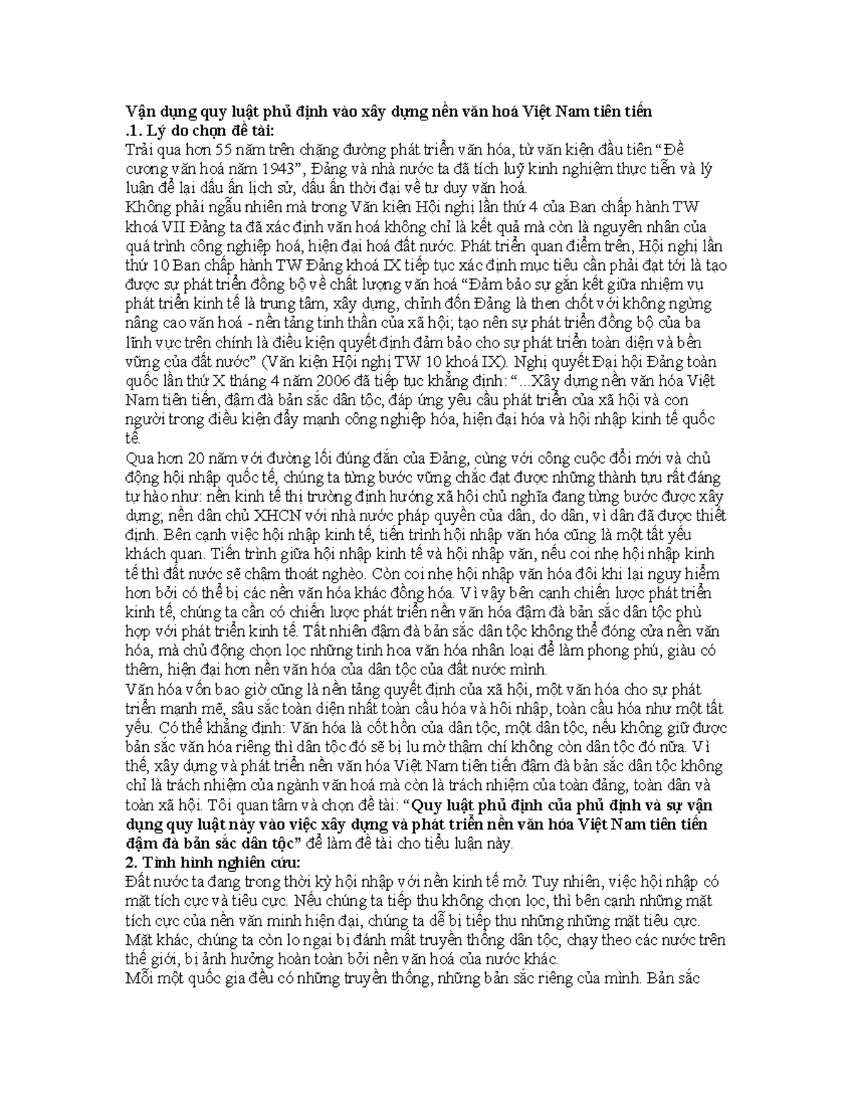 Van dung quy luat phu dinh cua phu dinh va su van dung quy l a CVrte I 7XZ 2013 0828032318 65671 ...