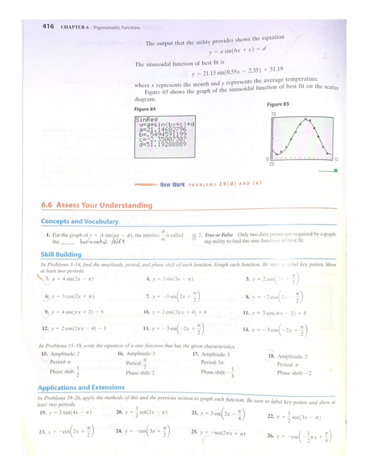 The output that the utility provides shows the equation - fit Figure 85 ...