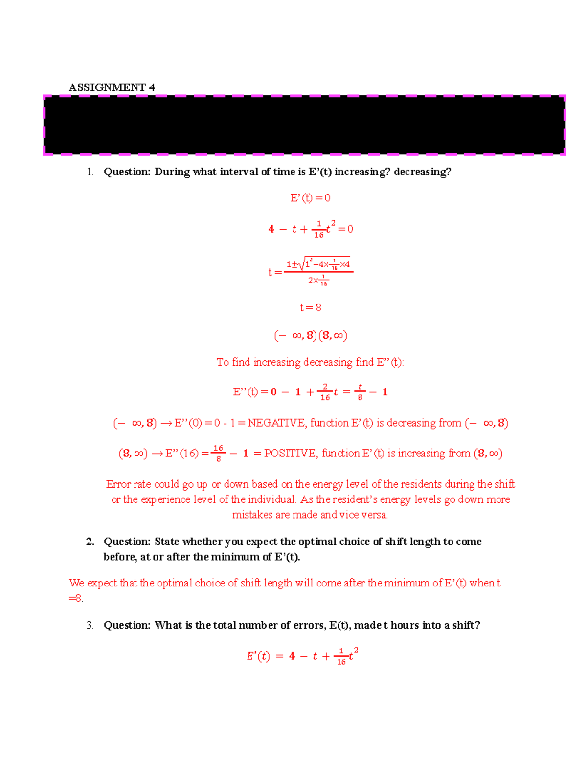 Assignment 4 - math 100 - ASSIGNMENT 4 Miya Markovich (14670764), Tavaella Alyza Gozali ...