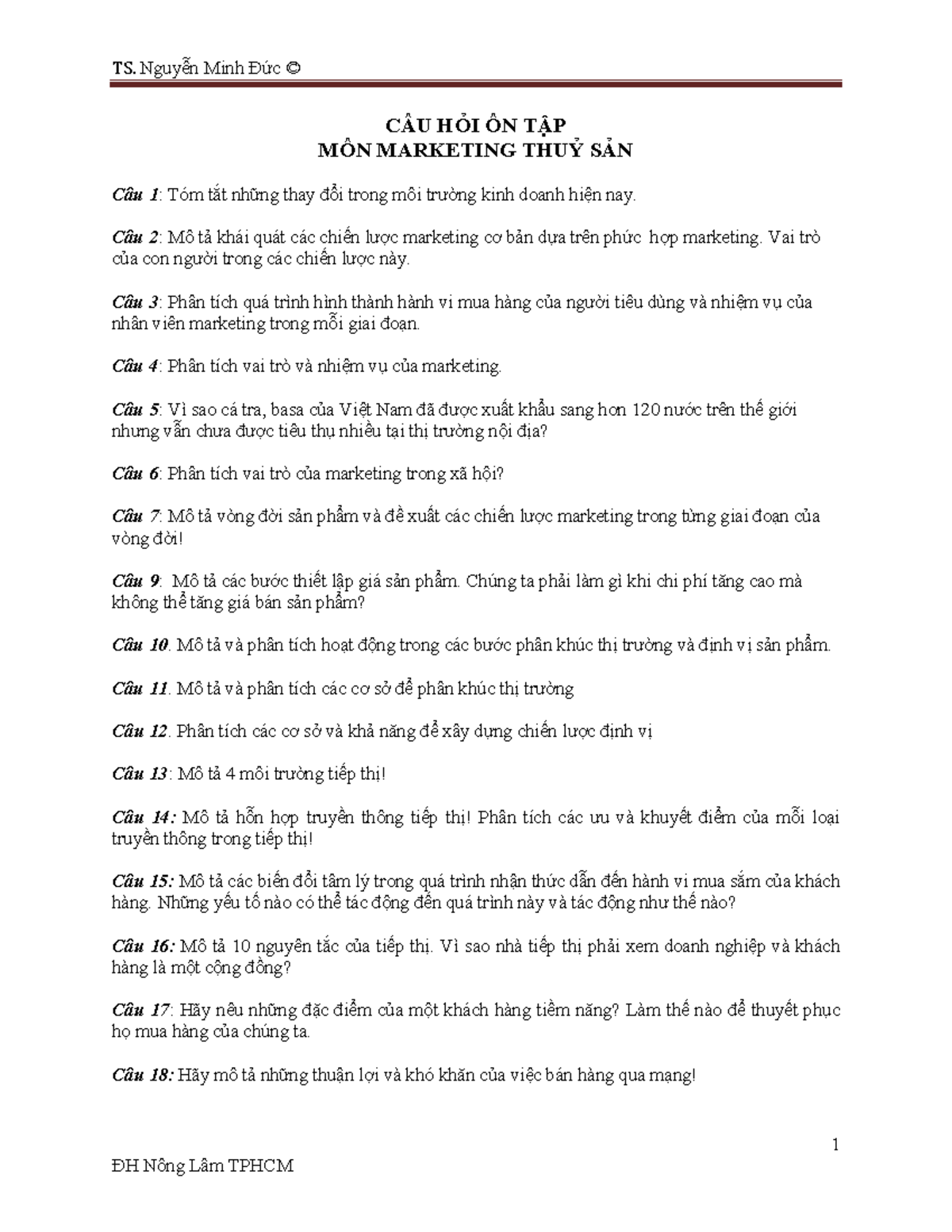 Cc3a2u he1bb8fi c3b4n te1baadp maketing the1bba7y se1baa3n - TS. Nguyễn ...