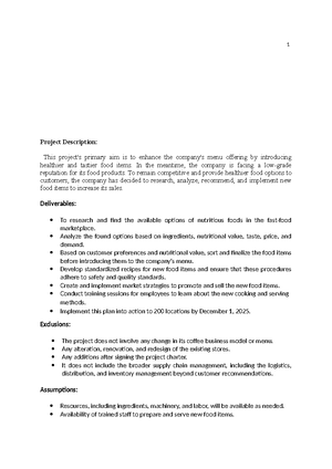 Scope control and scope management approach - Mid-Term Exam Review 1 ...