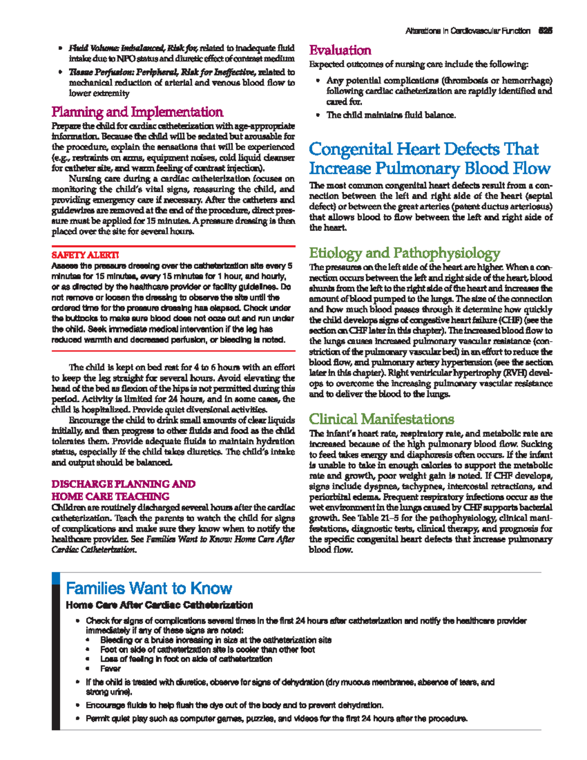 Cardiac Cath - material for quiz - NURS307 - Studocu