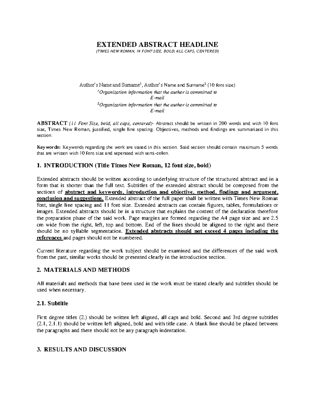 Template for extended abstract IPSB 2017 1 - EXTENDED ABSTRACT HEADLINE ...