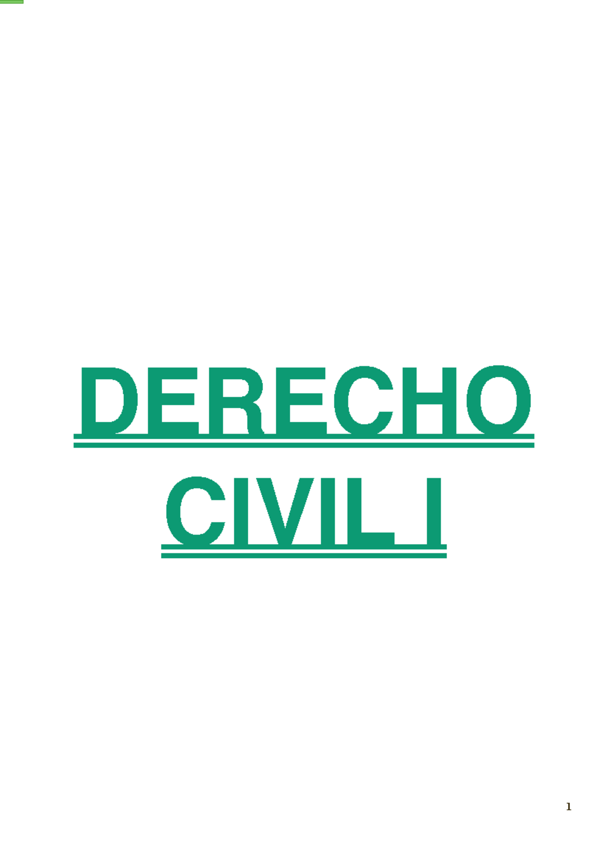 Derecho Civil Parte 2 - DERECHO CIVIL I TEMA 1.- INTRODUCCIÓN AL ...
