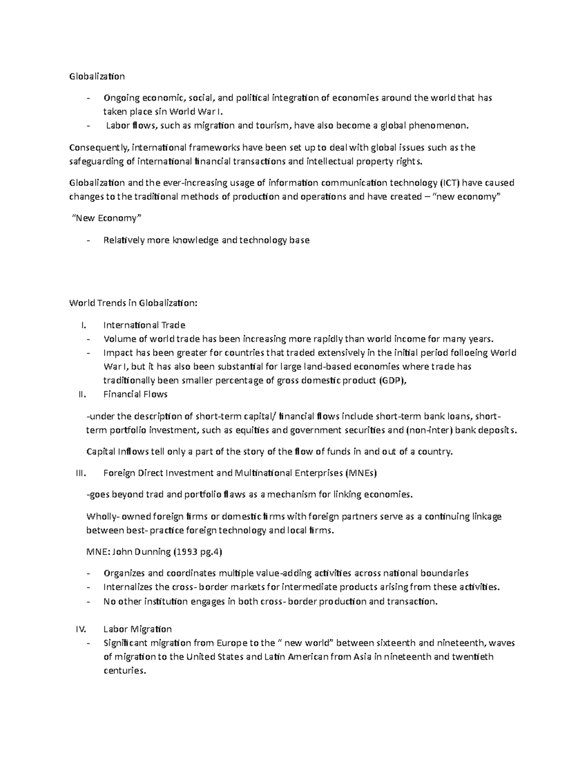 Globalization-report - Globalization Ongoing economic, social, and ...