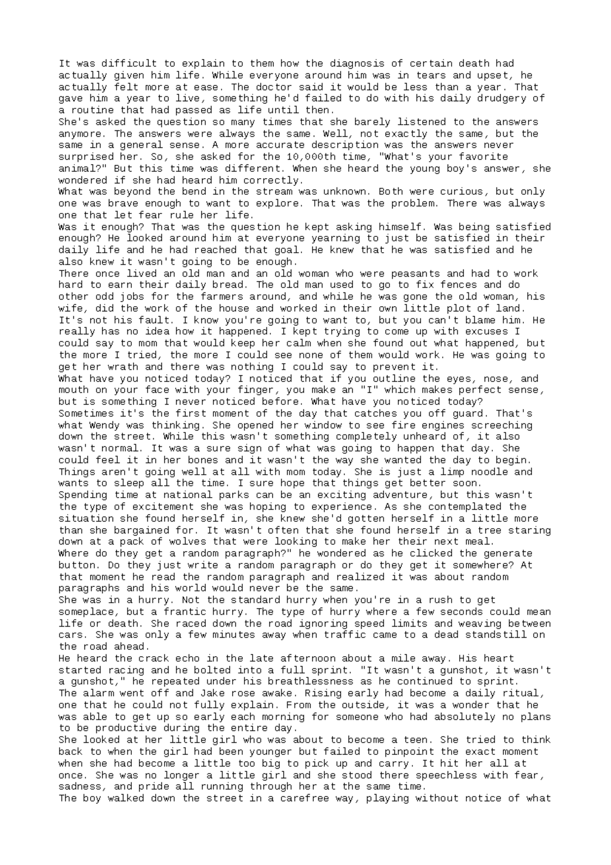 GEO211 Document 5 - It was difficult to explain to them how the ...