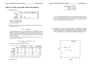 Tutorial 06 - Naive Bayes and Gaussians, Questions. - Tutorial 6 / Learning and Data Tutorial ...