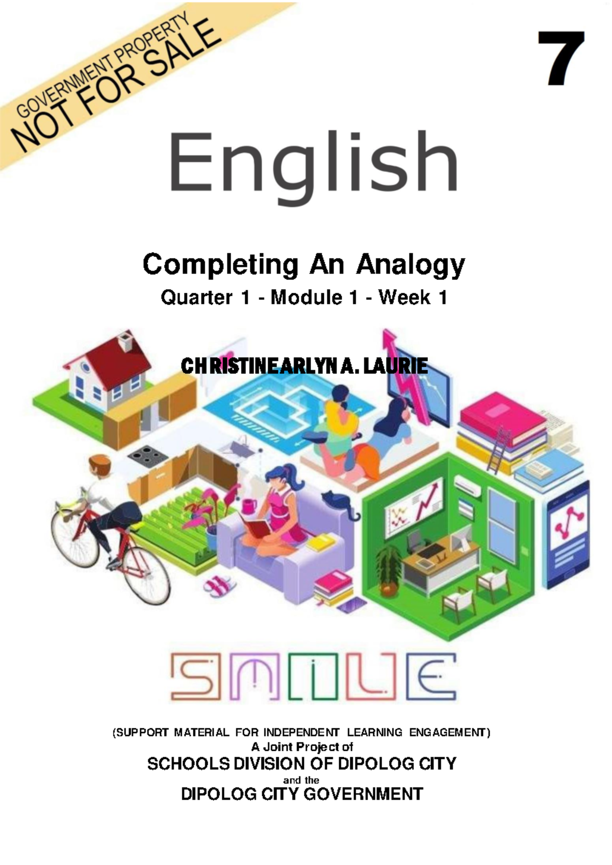 Eng7 Q1 W1 - english - (SUPPORT MATERIAL FOR INDEPENDENT LEARNING ...