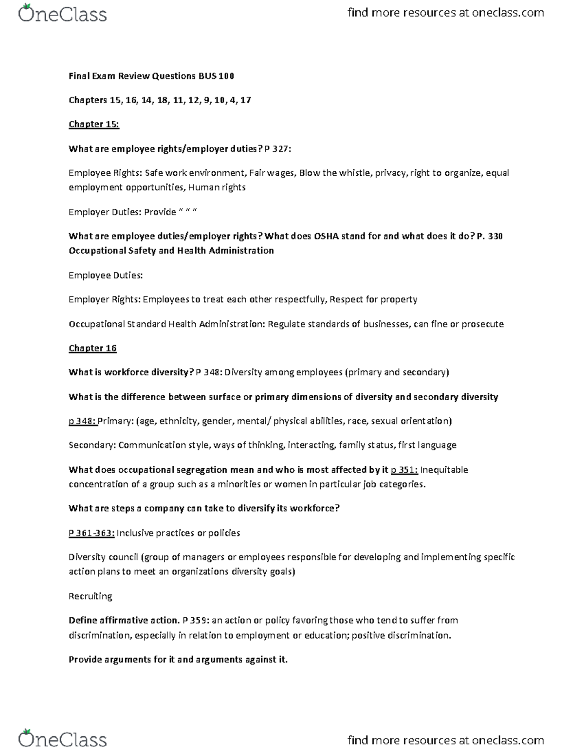 Bus100Final Review - Final and completed study guide for Bus100 ...