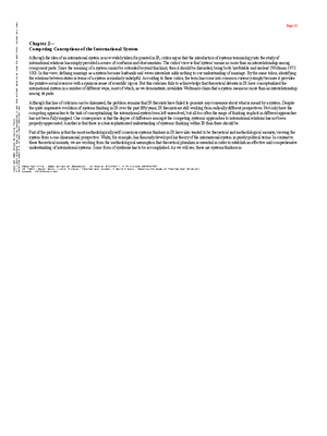 Buzan Barry Littl 2000 Ahistoricism International Systems I - Page 19 ...