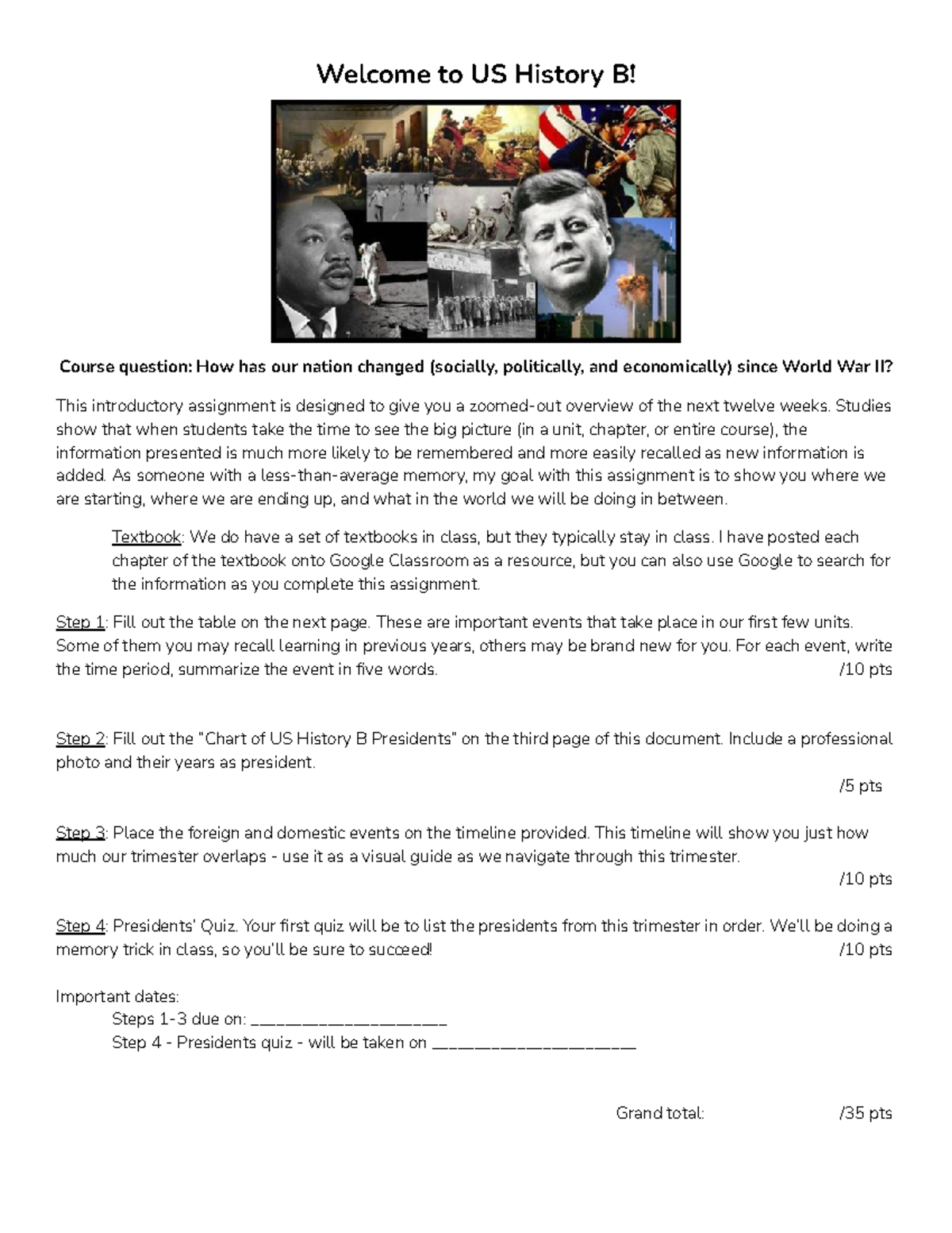 - US History B - Course Introduction - Google Docs - Welcome to US ...