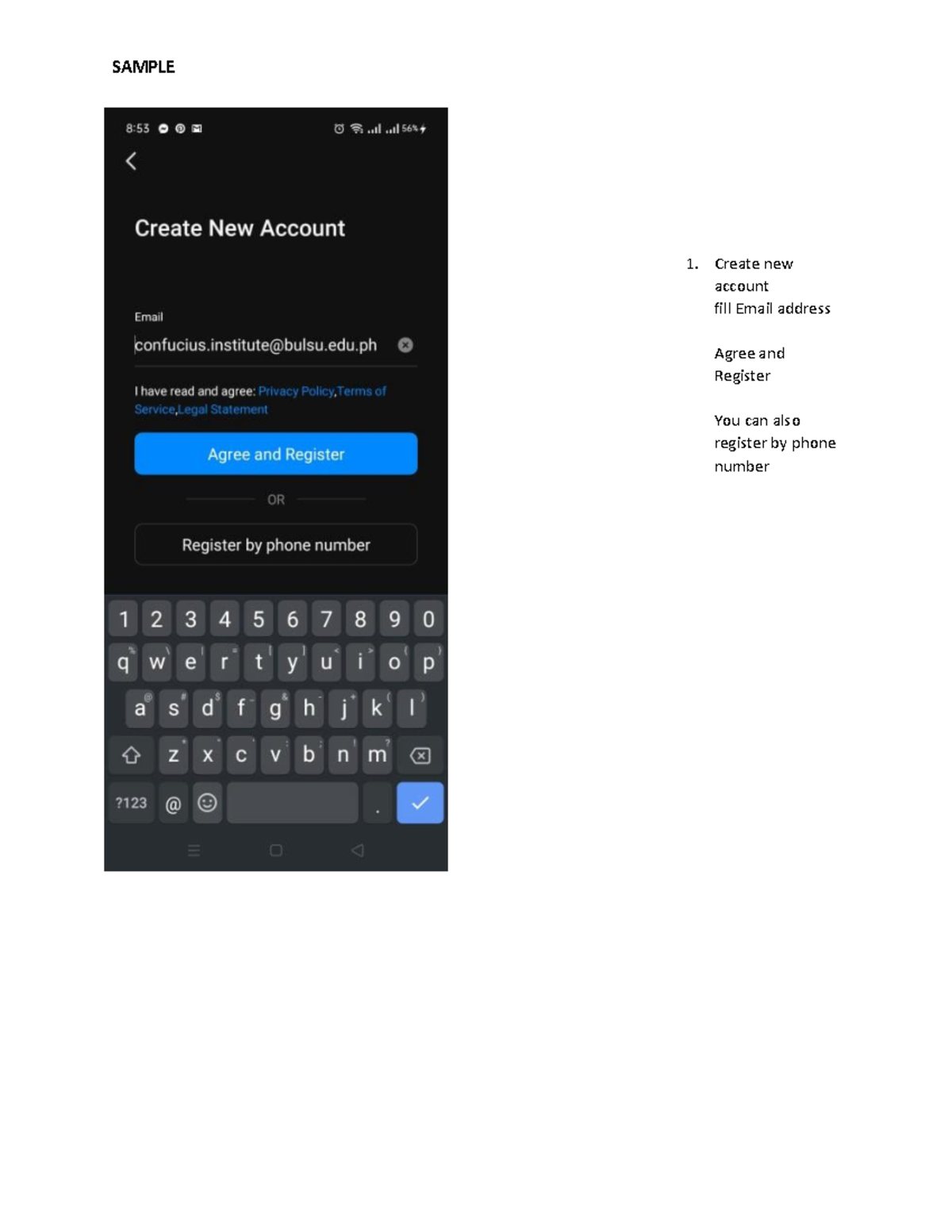 STEP BY STEP Creating Account IN DING TALK 2 3 - Physical Therapy ...