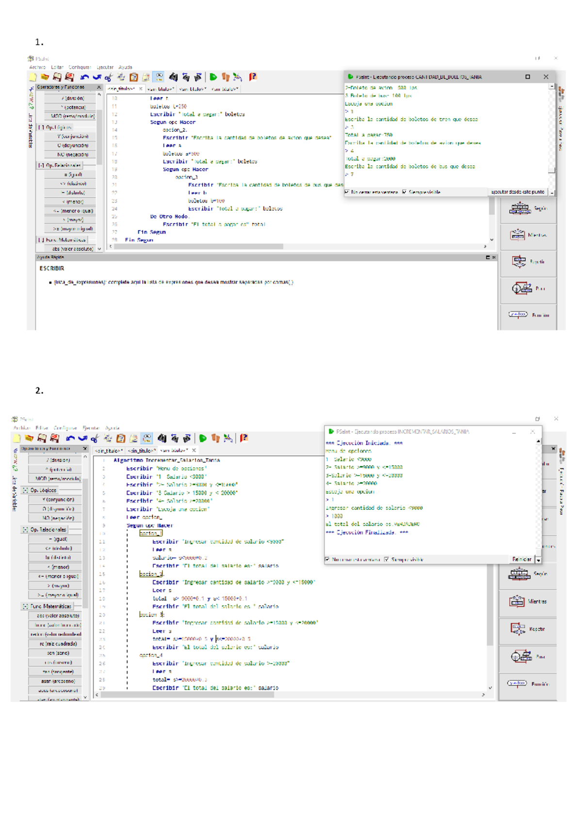 Guía de programación #1 - Programacion I - 1. 2. 3. - Studocu