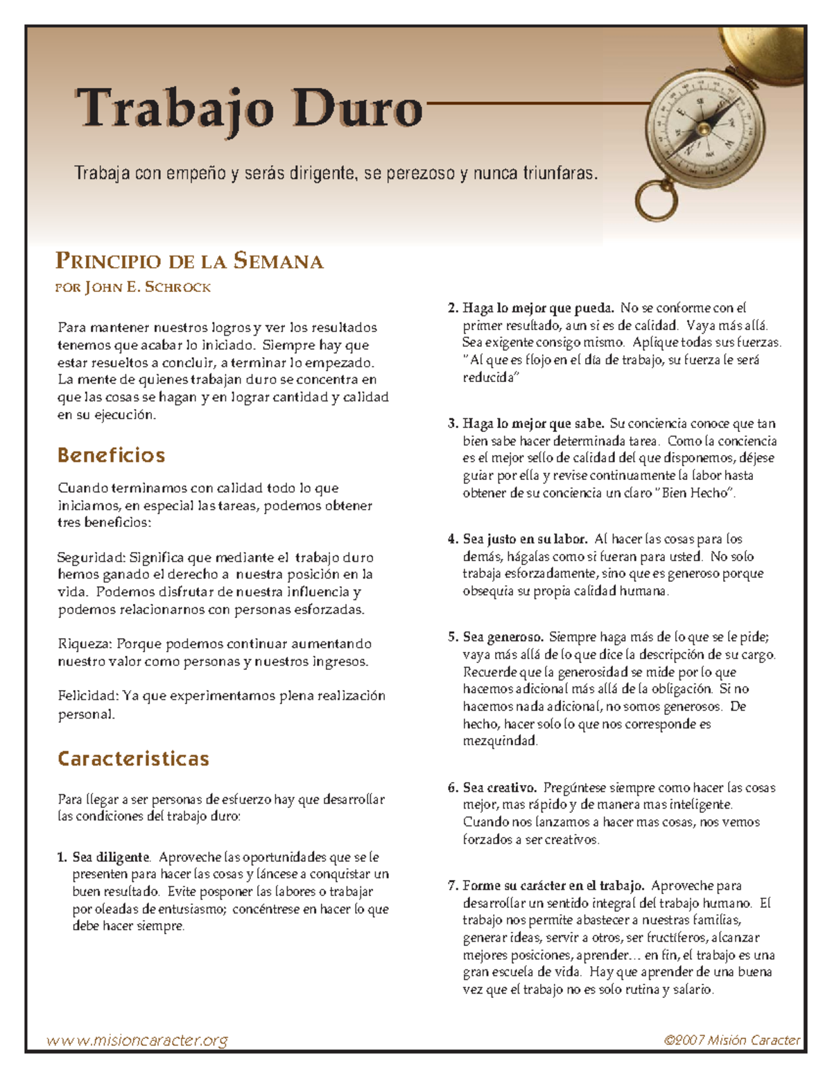 4 Trabajo Duro - Materia - Trabajo DuroTrabajo Duro Trabaja con empeño ...