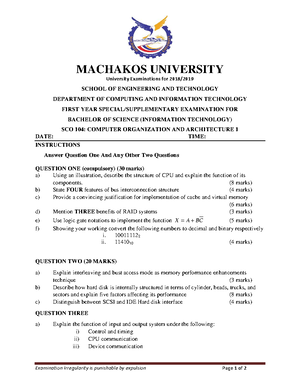 BMS 201- Computer Programming - Introduction to Programming Purpose of the course The students ...
