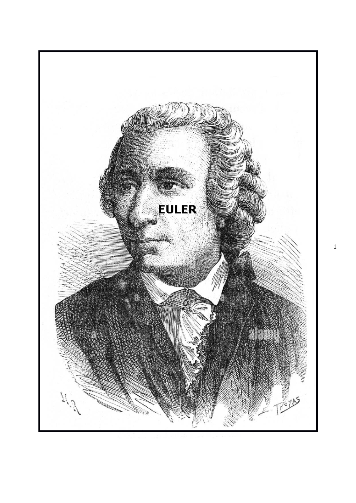 Onderzoeksopdracht Wiskunde Het Leven Van Euler - EULER 1 Inhoud Het ...
