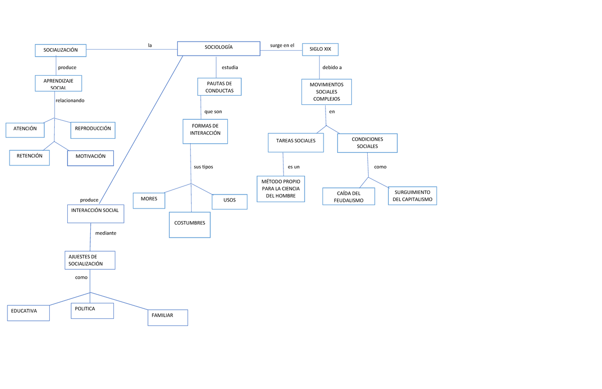 Mapa conceptual final sociología - la surge en el produce estudia debido a relacionando que son ...