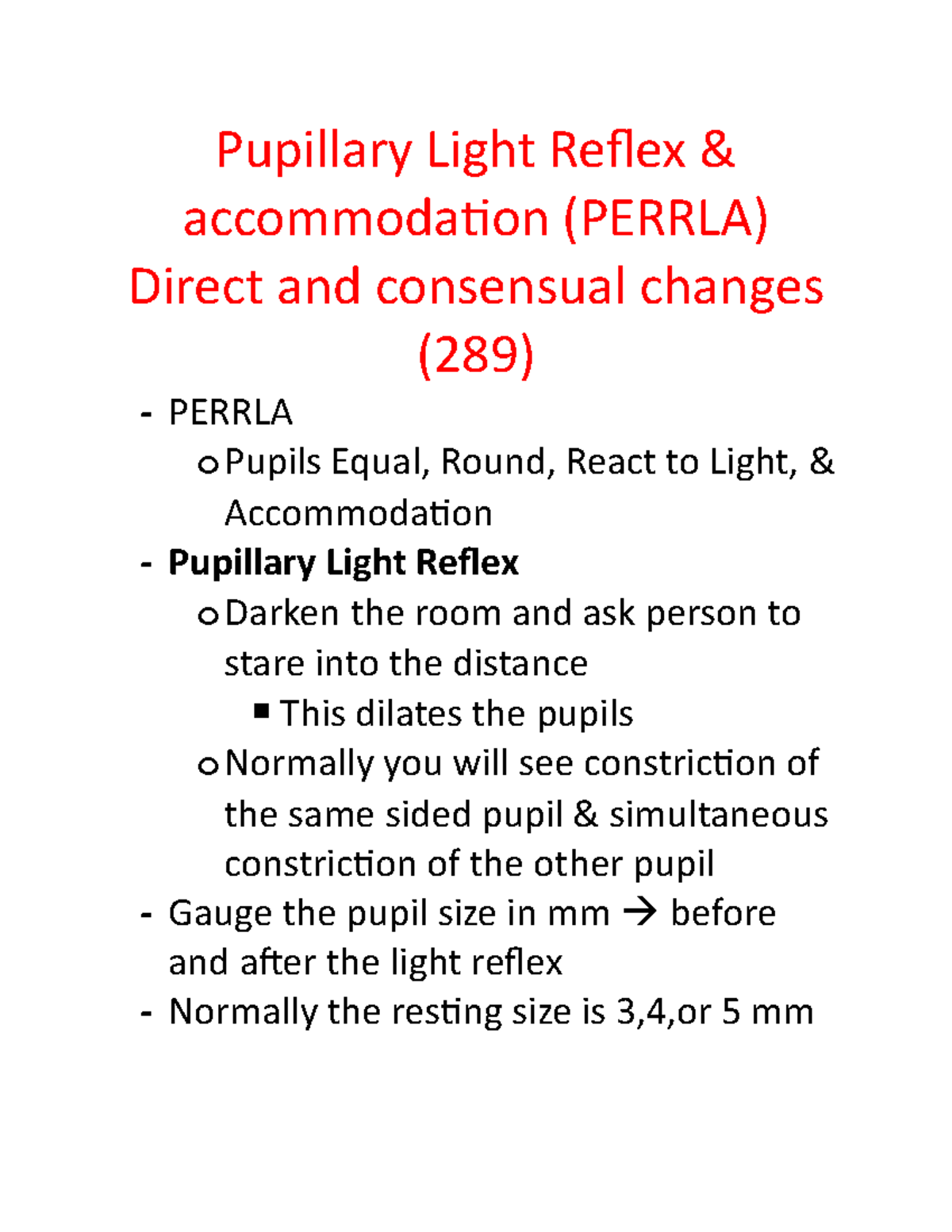 Chapter 15 eye helpful tips for test unit one - NURSI 1140 - DuPage ...