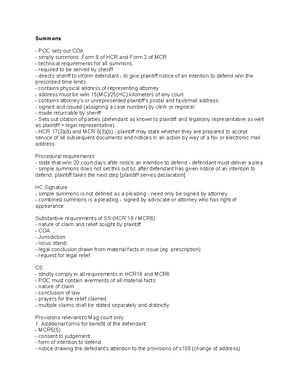 Civil Procedure Chapter 8 Notes - Distinguishing action proceedings ...