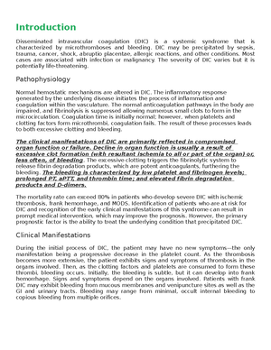 Types of shock-stages of shock Student - NSG 233 - NSG 233 Shock ...