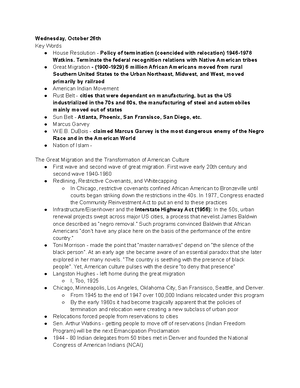 Redlining Lecture - Feb 9 Continuing Issues with Redlining Modern day ...