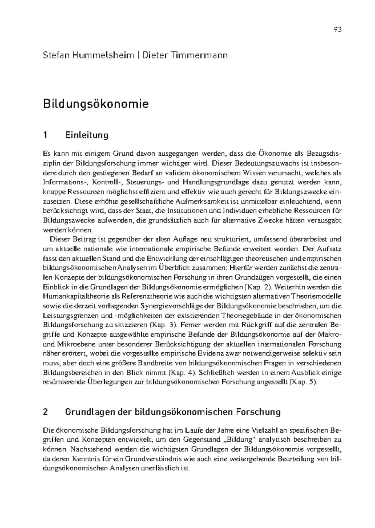 Grundlagen Bildung - 93 Stefan Hummelsheim | Dieter Timmermann ...