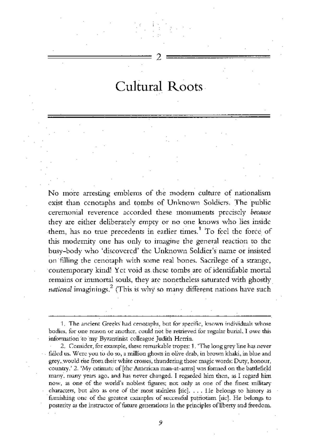 09 Anderson Cultural Roots - History - Studocu