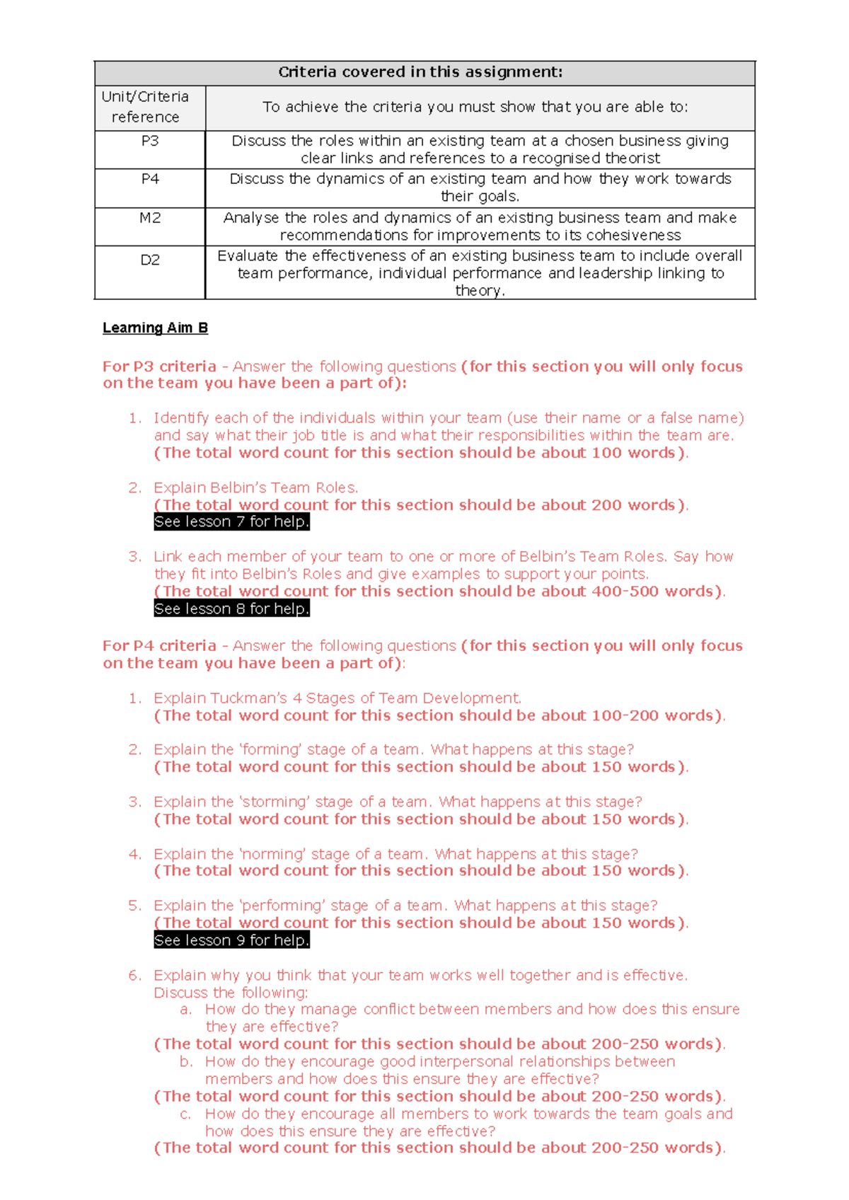 Unit-9-Help%20Sheet Learning-Aim-B - Criteria covered in this ...