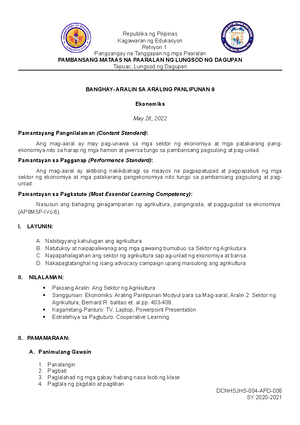 Intro to Philo Week 1 Learning Material - To the Parents: Greetings of ...