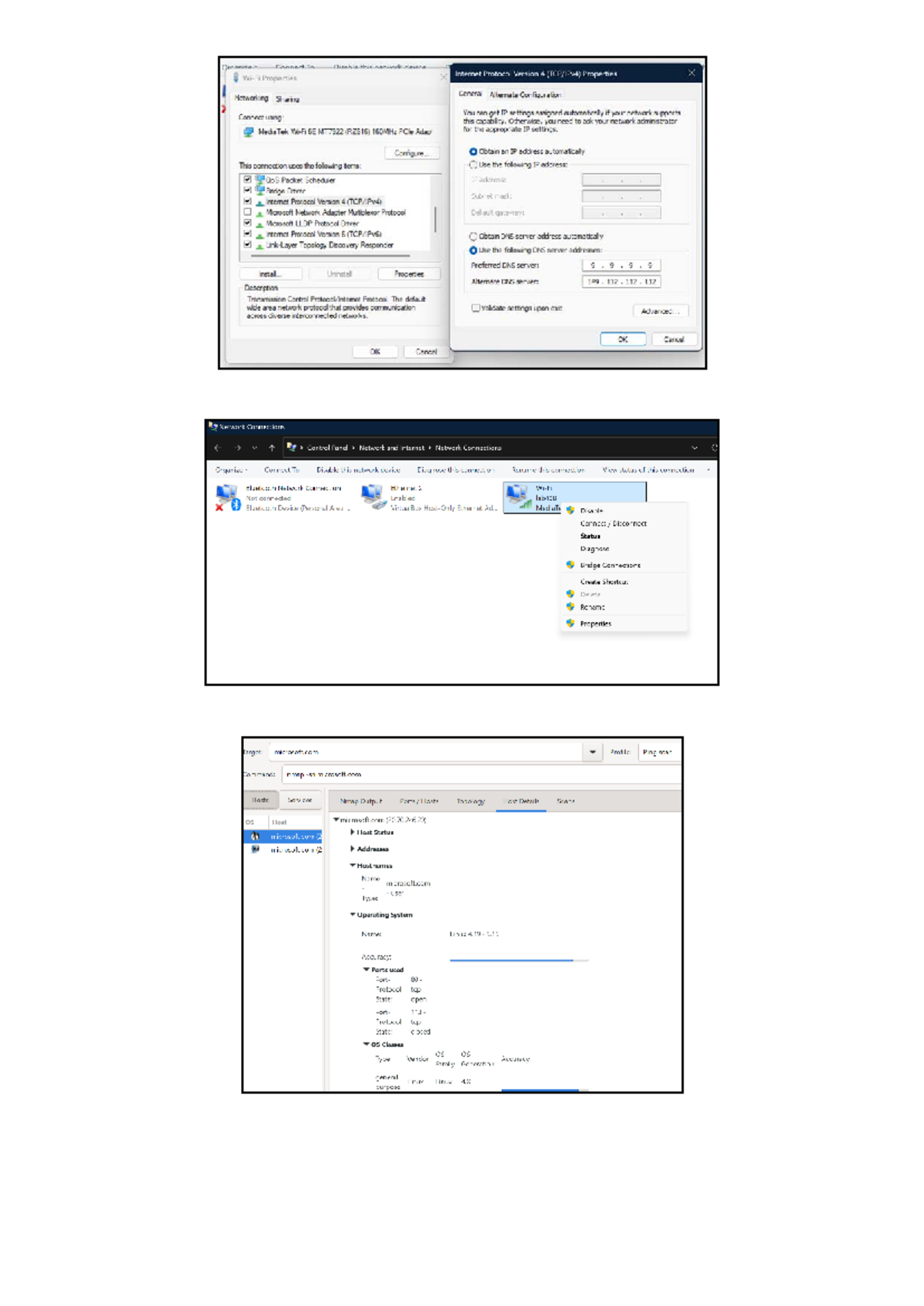 SI 1-4 - SI Lab Manual for 2022-2026 batch - Internet Protocol Version 4 Properties Properties ...