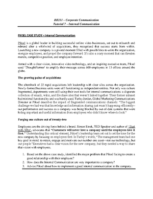 Tutorial 2 BB207 - BB207 Management Science Tutorial 2 UCSI University ...