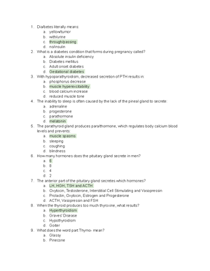 Musculoskeletal Self Test Answers - The word part Mento- means: a. chin ...