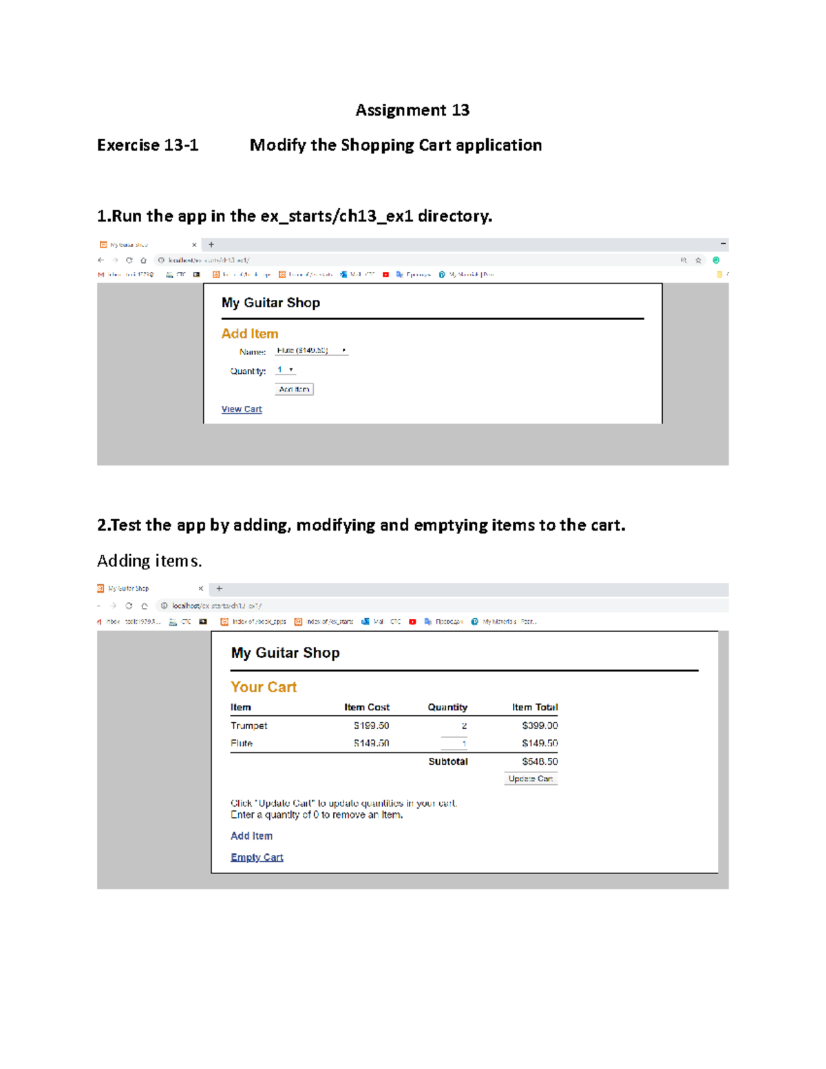 CIST2351 Lab 13 - PHP Assignment - Assignment 13 Exercise 13-1 Modify ...