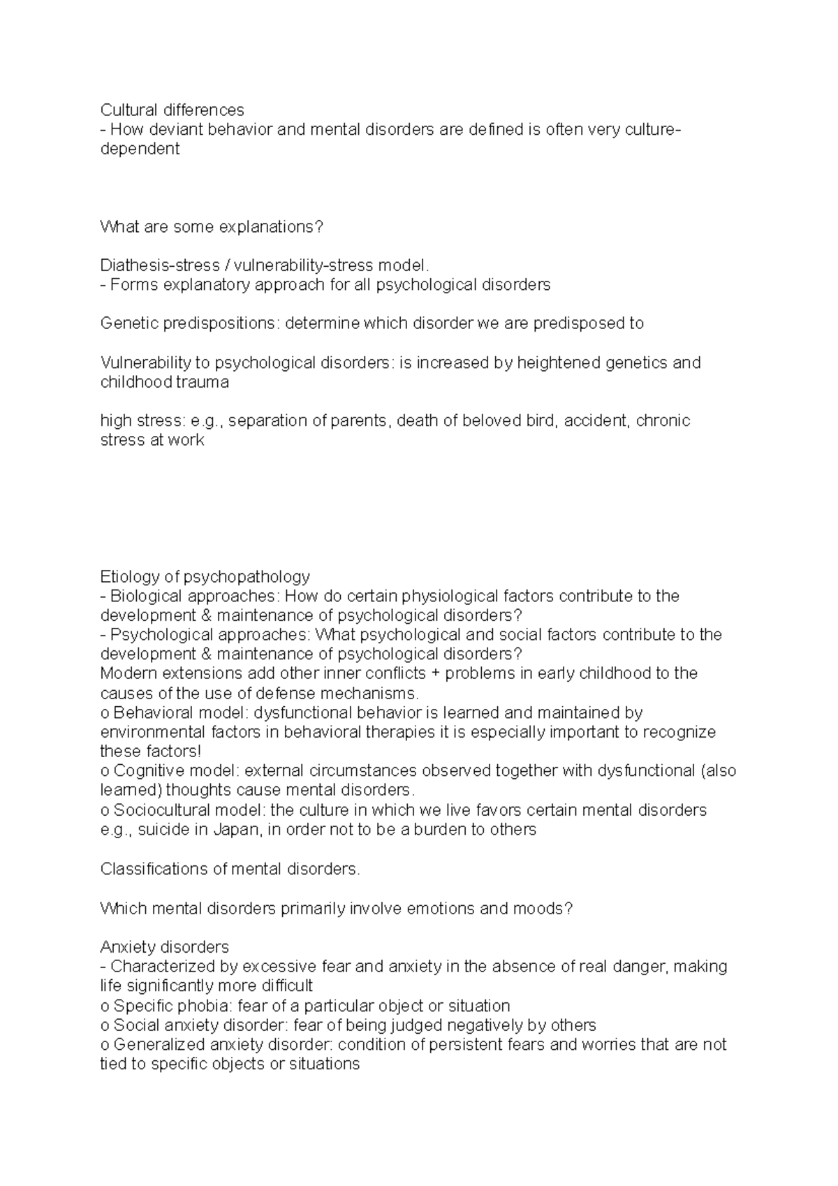 Cultural differences - Introduction To Psychology - Cultural ...