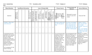 Week 6 Case Study Interprofessional Communication and Collaboration ...