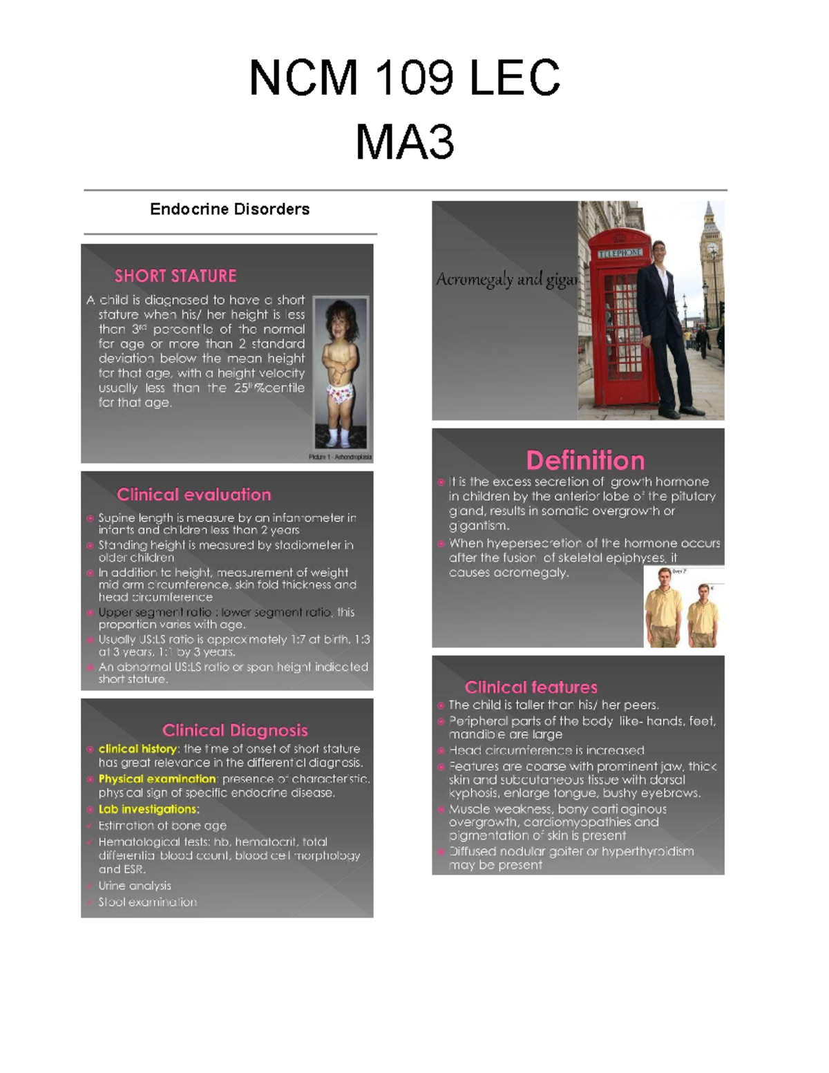 NCM 109 LEC MA3 - mcn - nursing - MA Endocrine Disorders MA Respiratory ...