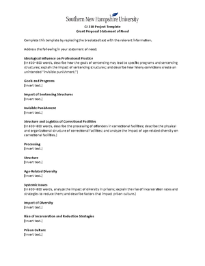 CJ 230 Module Four Assignment Template - CJ 230 Module Four Assignment ...
